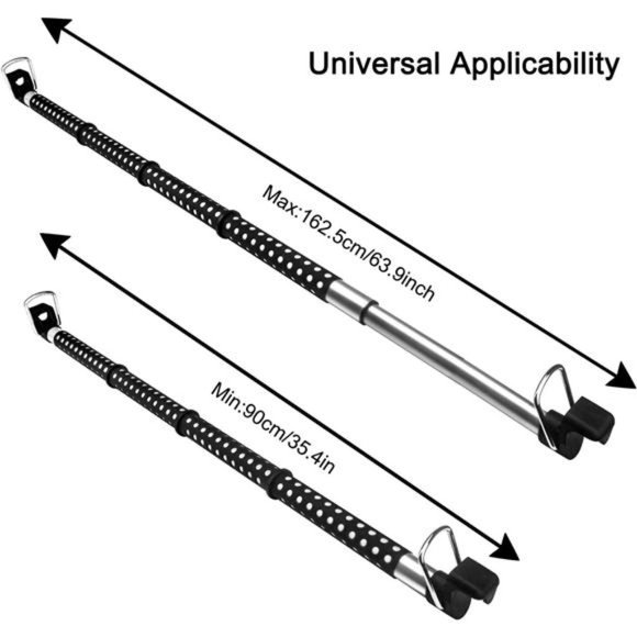 Storage & Organization | Rubber Car Clothes Hanger Bar Expandable Heavy ...